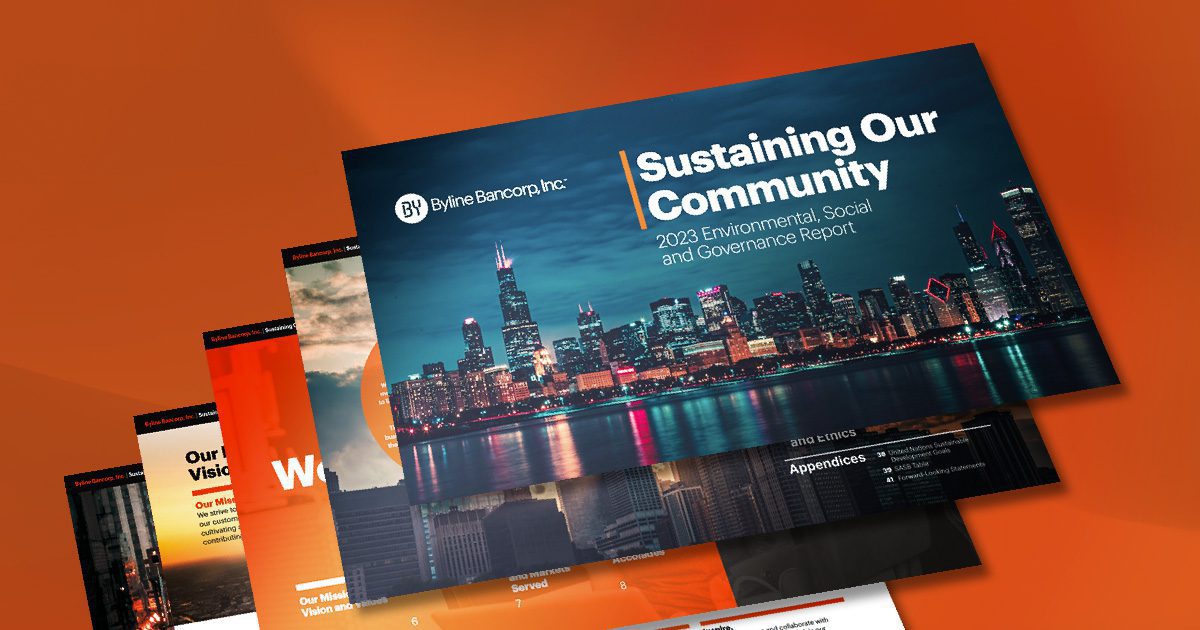 Byline Releases Inaugural ESG Report | Byline Bank